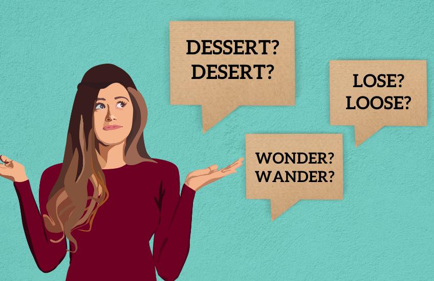 Commonly Confused Words in the English Language (Part 1) - ESL Tutoring ...